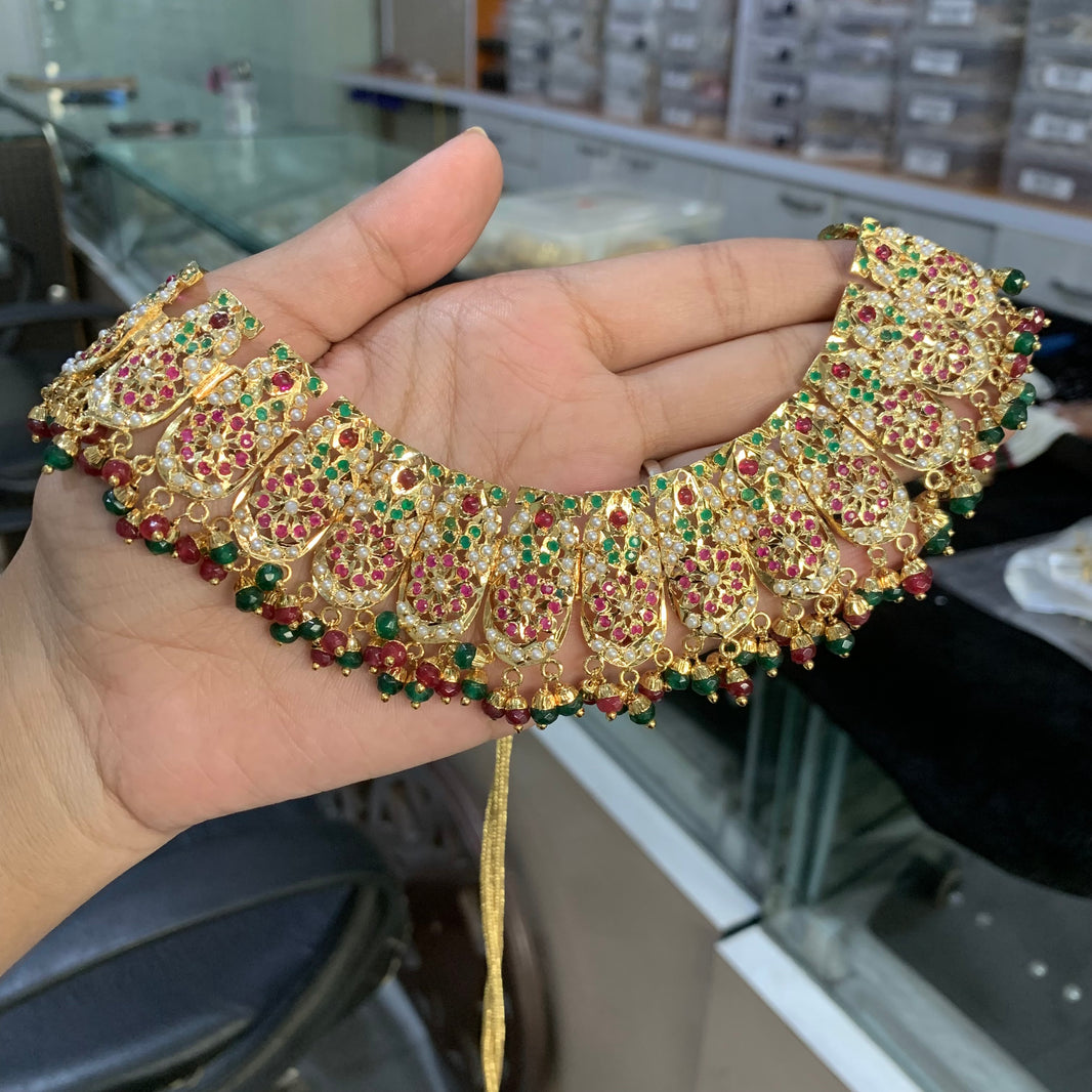 Buy Latest Jadau Necklace Sets Online (2024)- Vijay & Sons