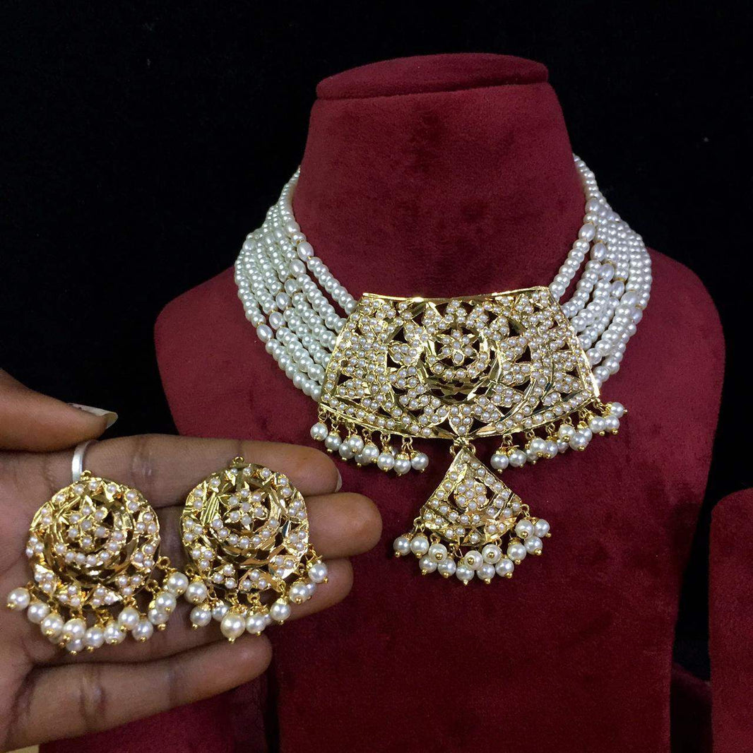 Buy Latest Jadau Necklace Sets Online (2025)- Vijay & Sons