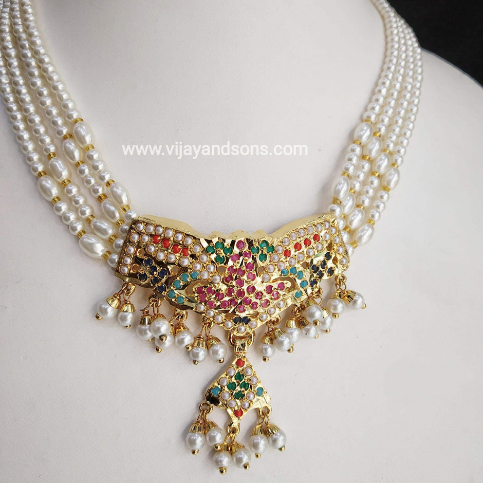 Buy Latest Jadau Necklace Sets Online (2023)- Vijay & Sons